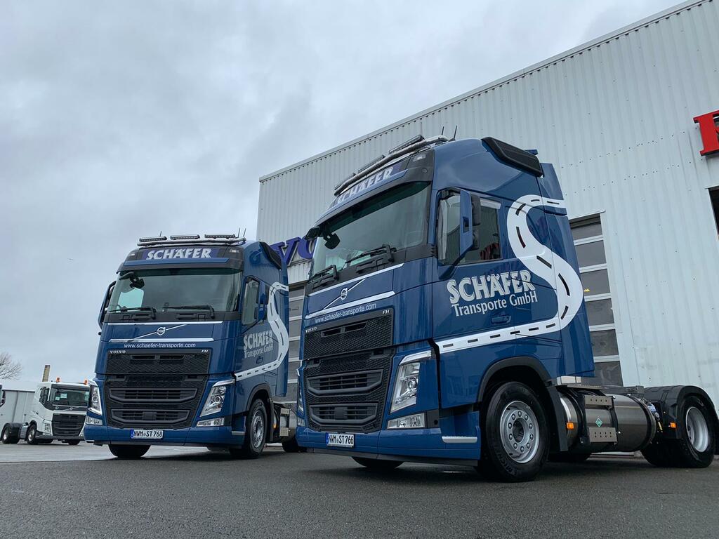 Neufahrzeuge Schäfer Transporte GmbH, #1+2/3 Volvo FH LNG – Uhl Trucks Blog